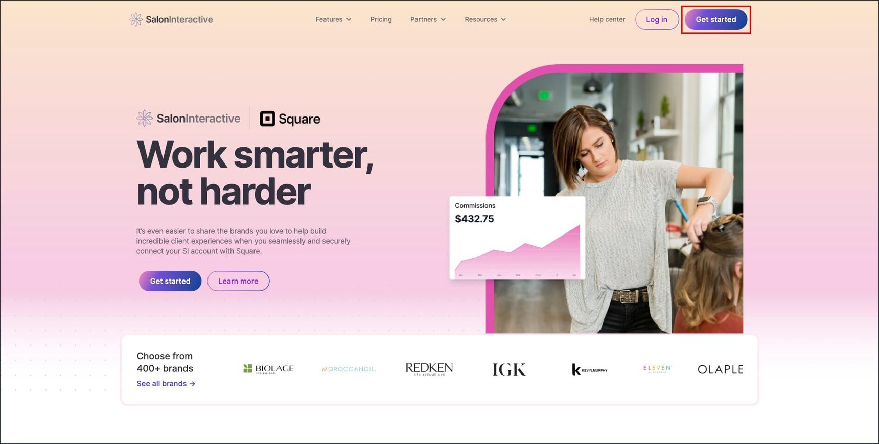 How do I link my existing SalonInteractive and Square accounts?